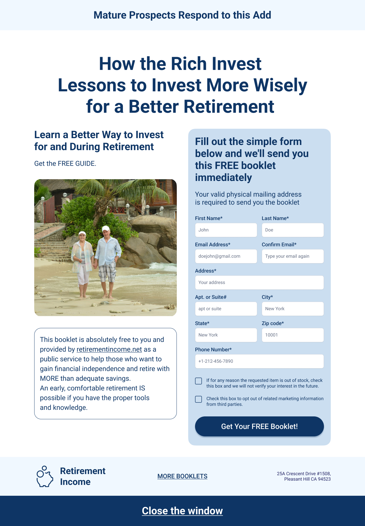 Insurance Prospects and Investment Prospects